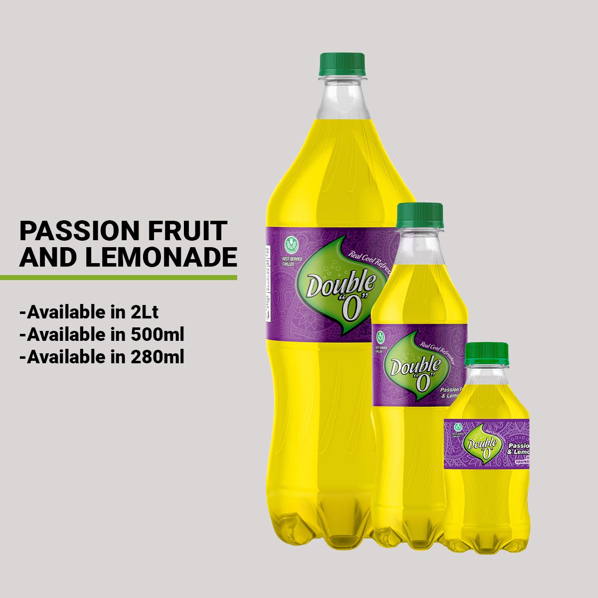 Passion-Fruit-Lemonade Bottles - Double “O”